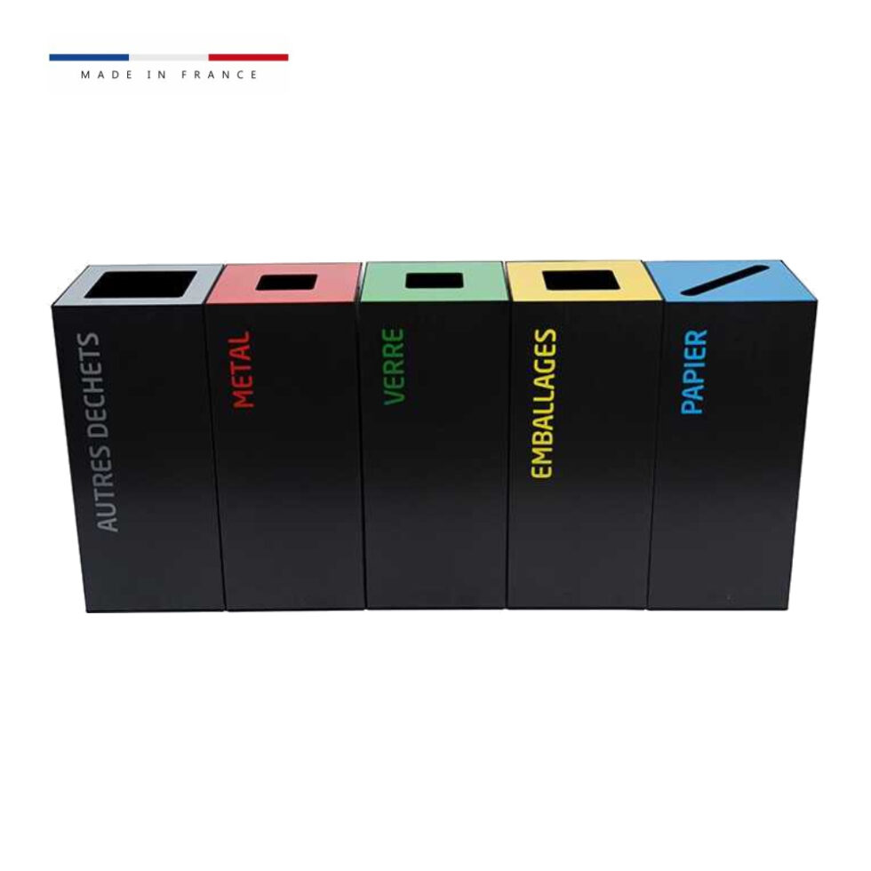 Tri sélectif en France: connaître les couleurs des poubelles