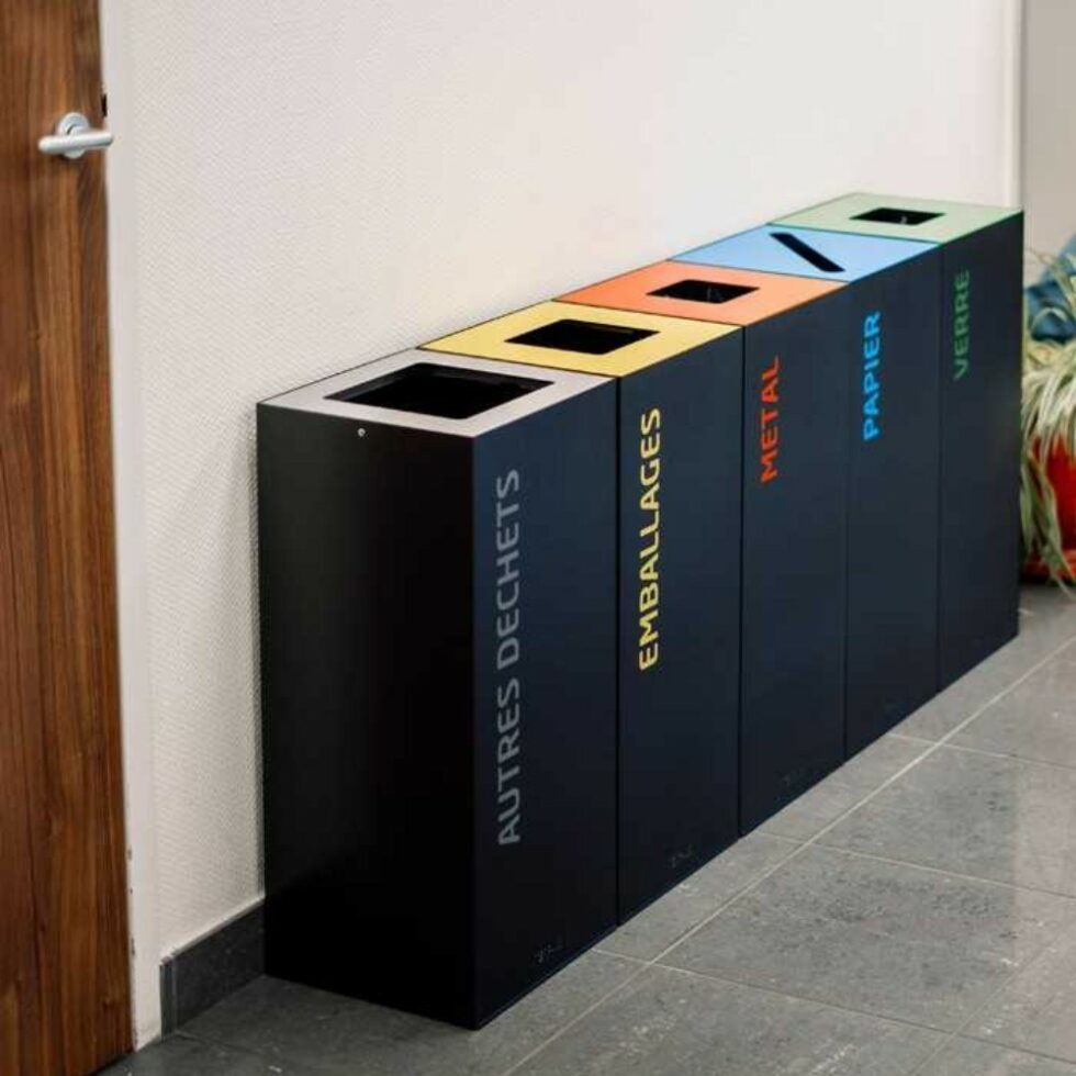Choisir la poubelle tri sélectif adaptée à son entreprise